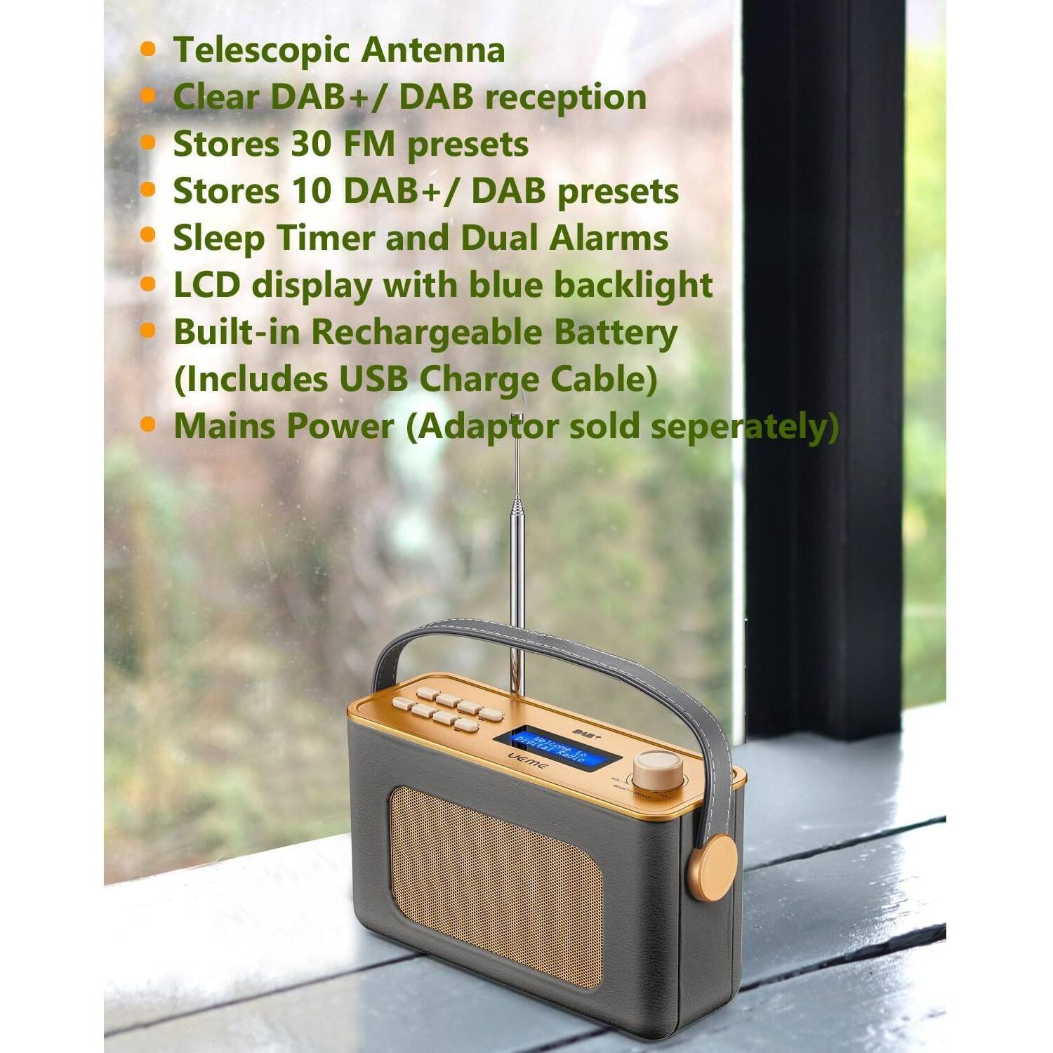 DAB Bluetooth Digital Radio