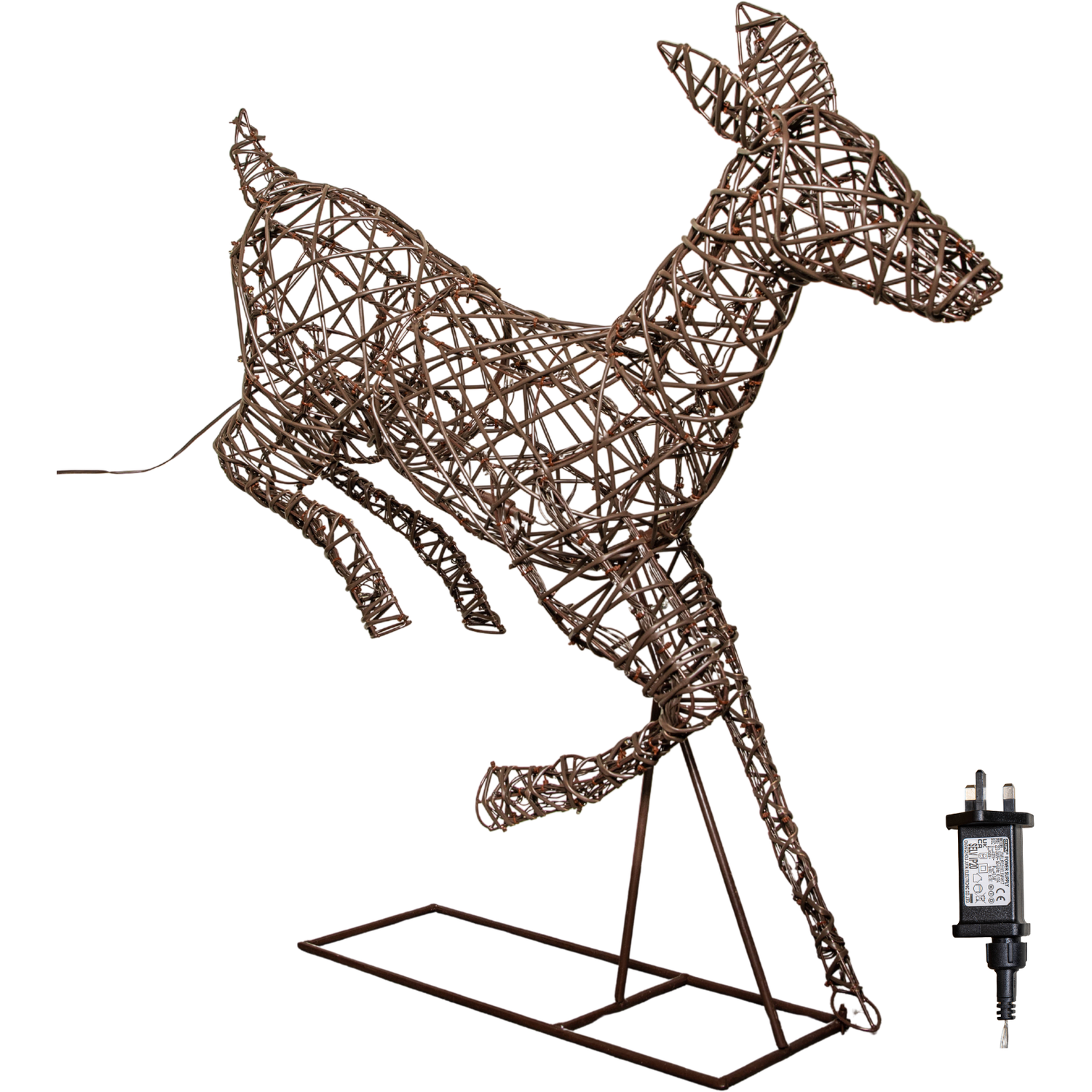 Light up Christmas Prancing Doe with 220 LEDs