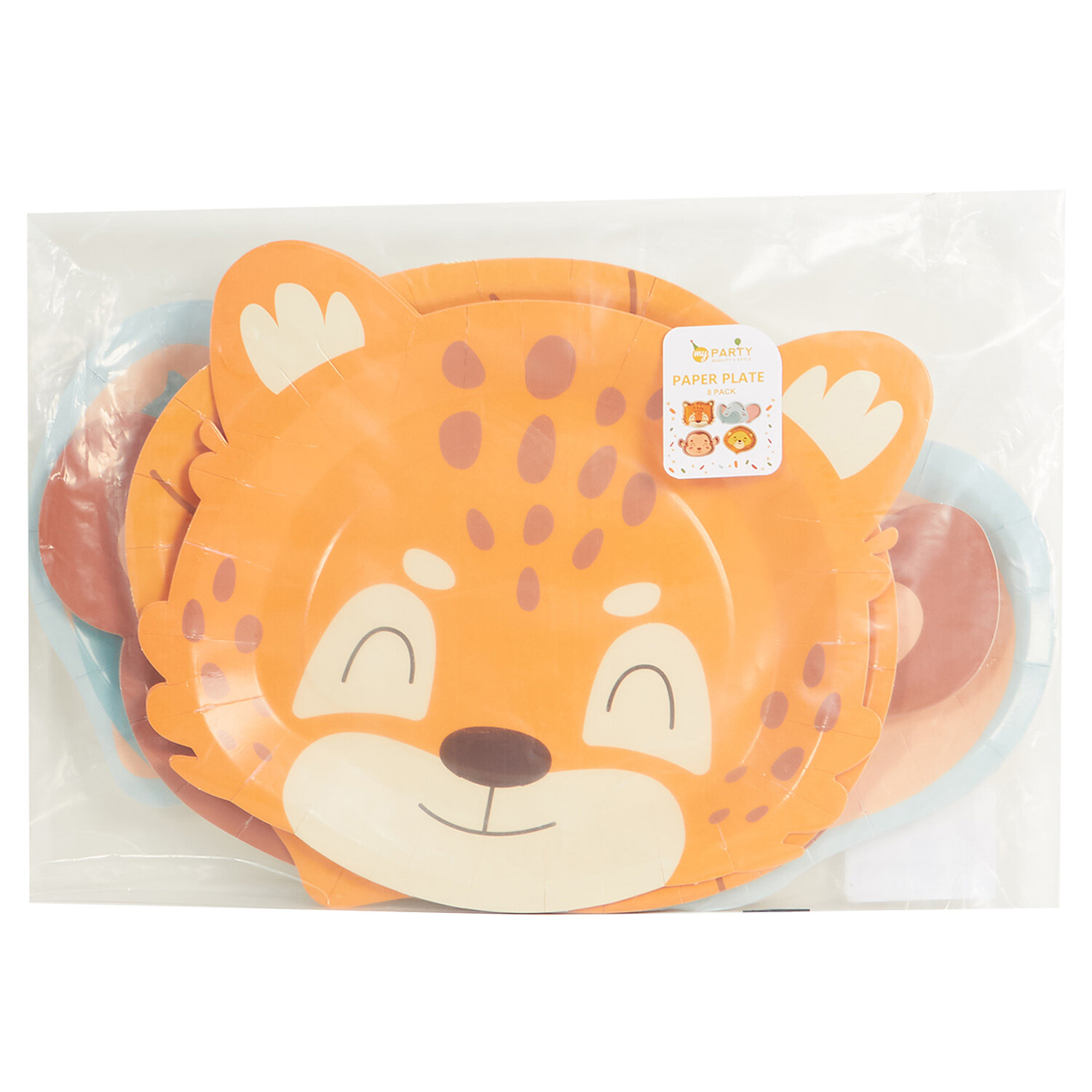 Pack of 8 Safari Party Plates