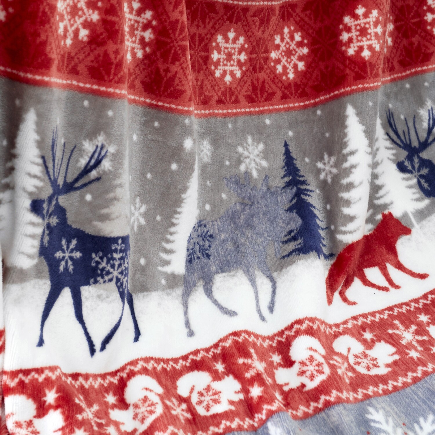 Warm Alaska Sherpa Fleece Throw