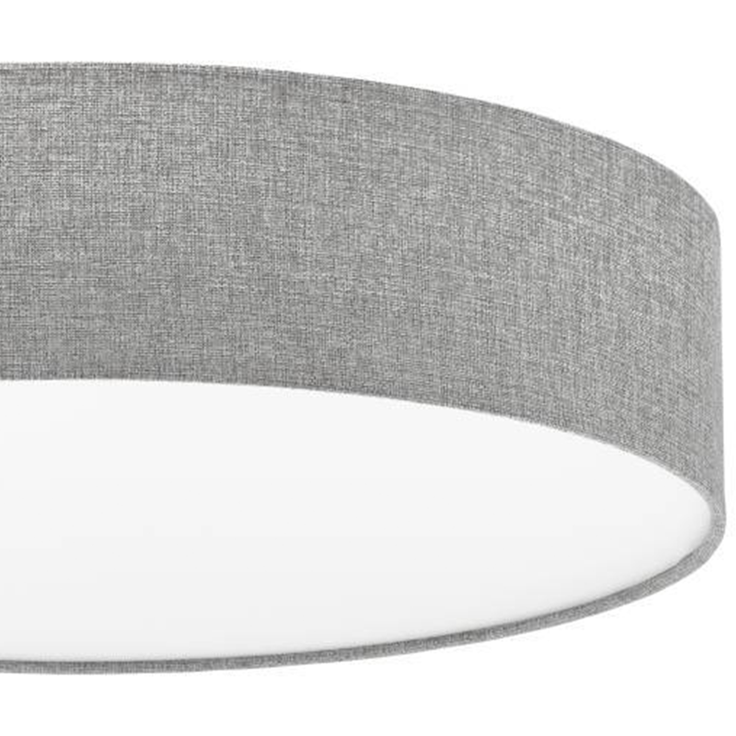 EGLO Pasteri Grey Fabric Ceiling Light