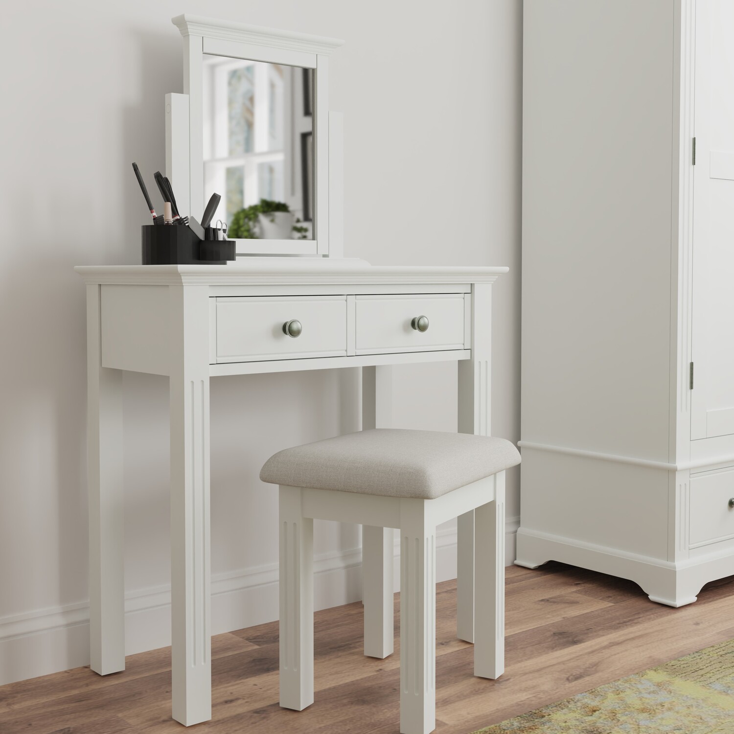 Brooklea Padded Upholstered Dressing Stool