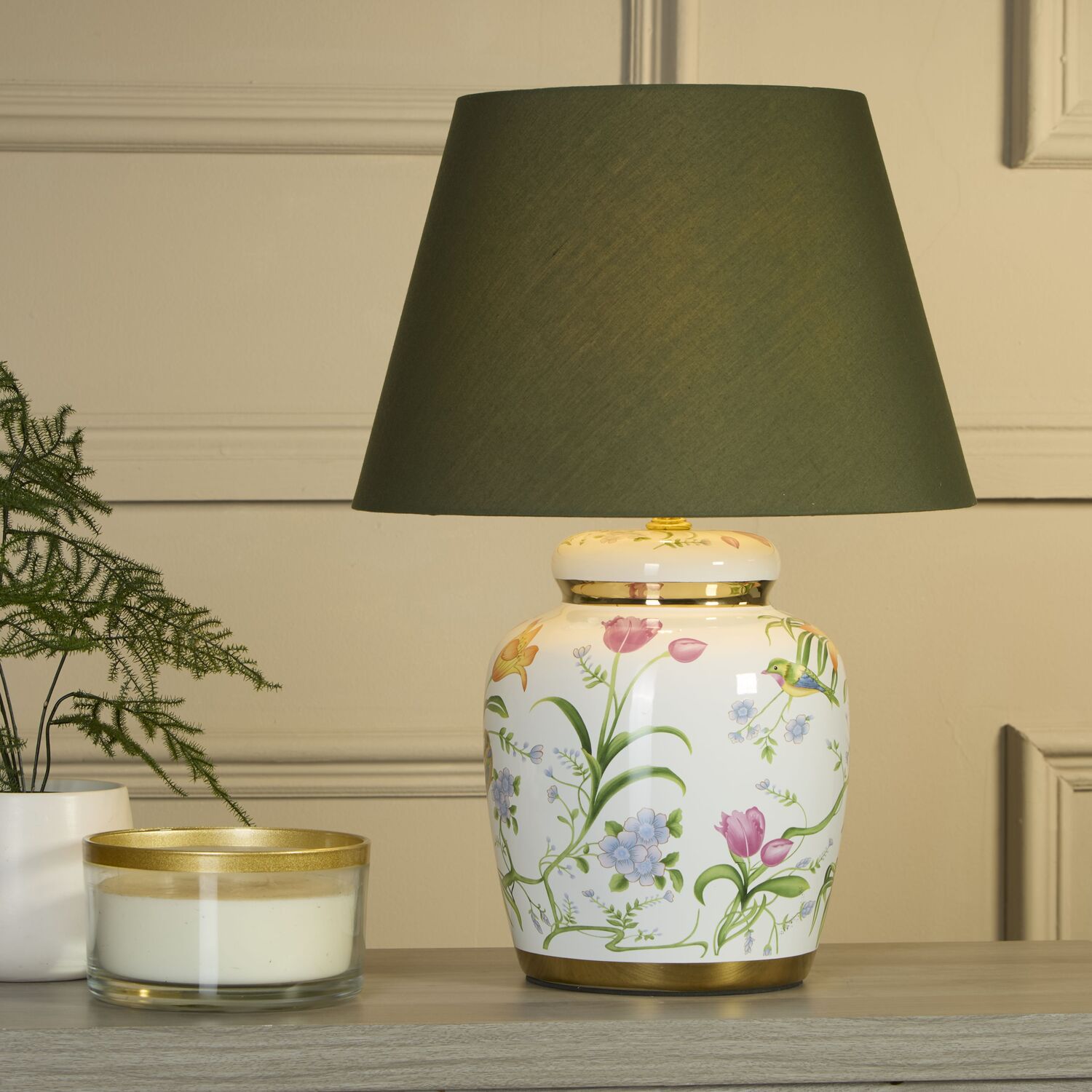 Floral Table Lamp
