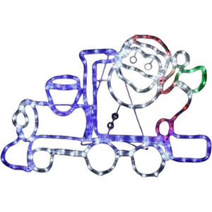 Christmas LED Santa Train Rope Light Decoration