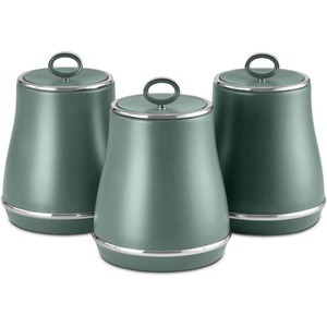Renaissance Set of 3 Canisters Forest Green