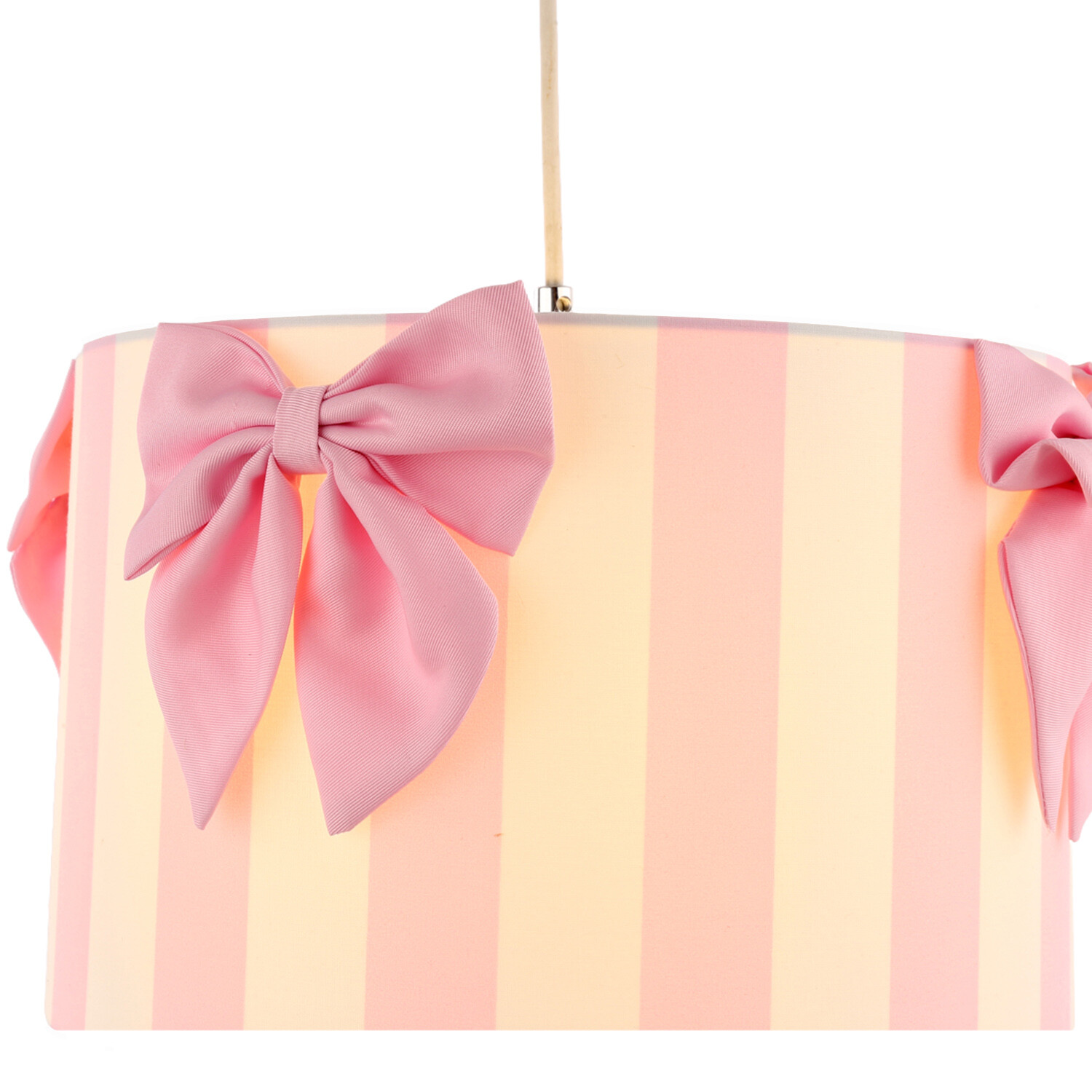 Stripe Bow Lamp Shade