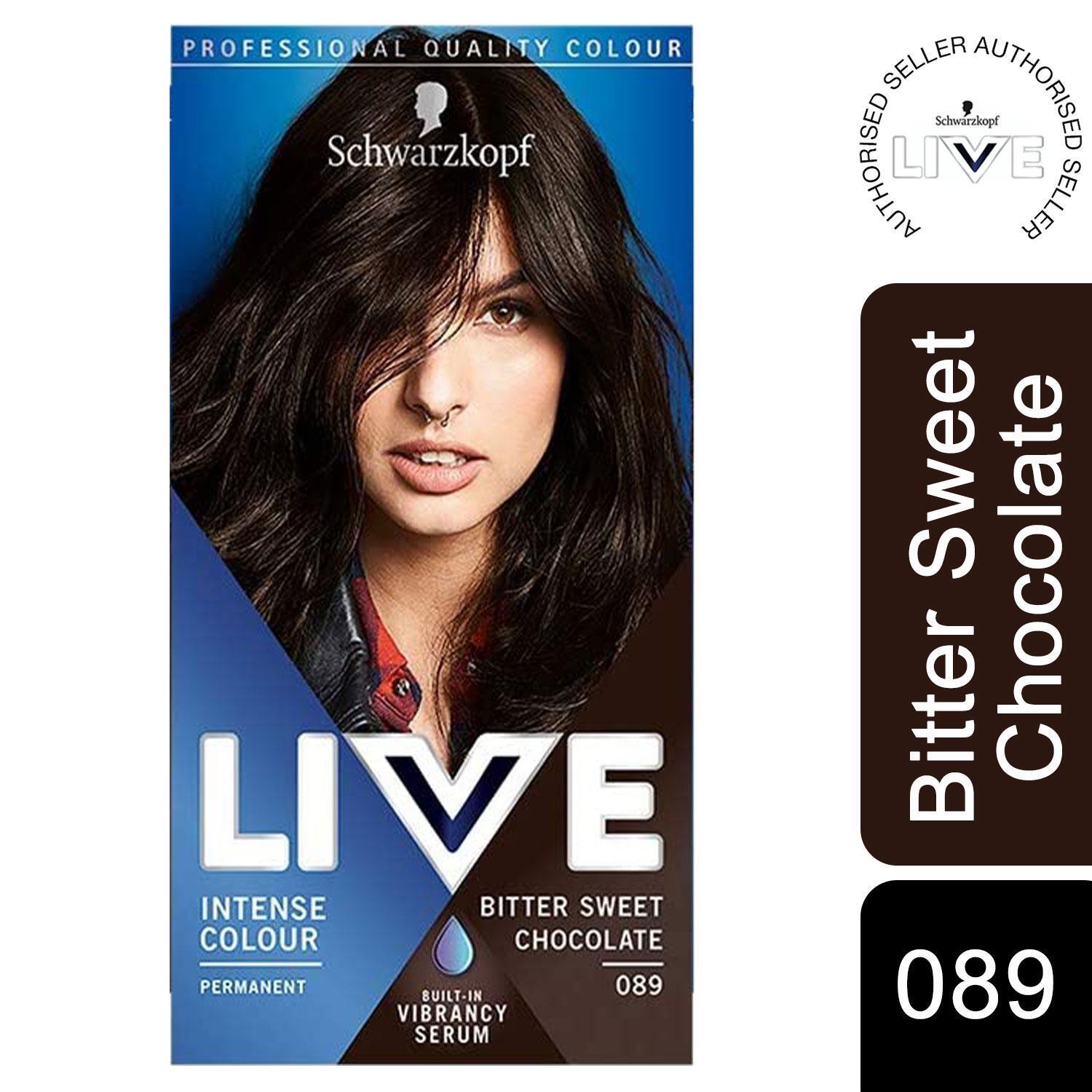 Schwarzkopf Live Intense 089 Bitter Sweet Chocolate Permanent Hair Dye