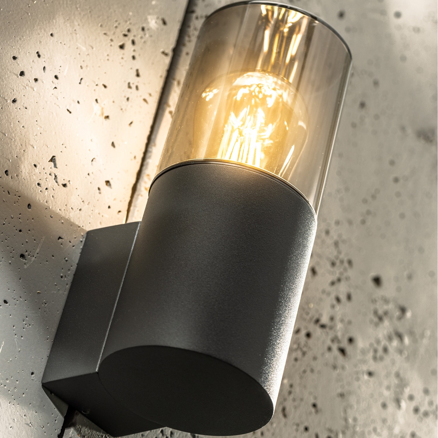 CGC BLUEBELL Cylinder Wall Light with Smoke Diffuser