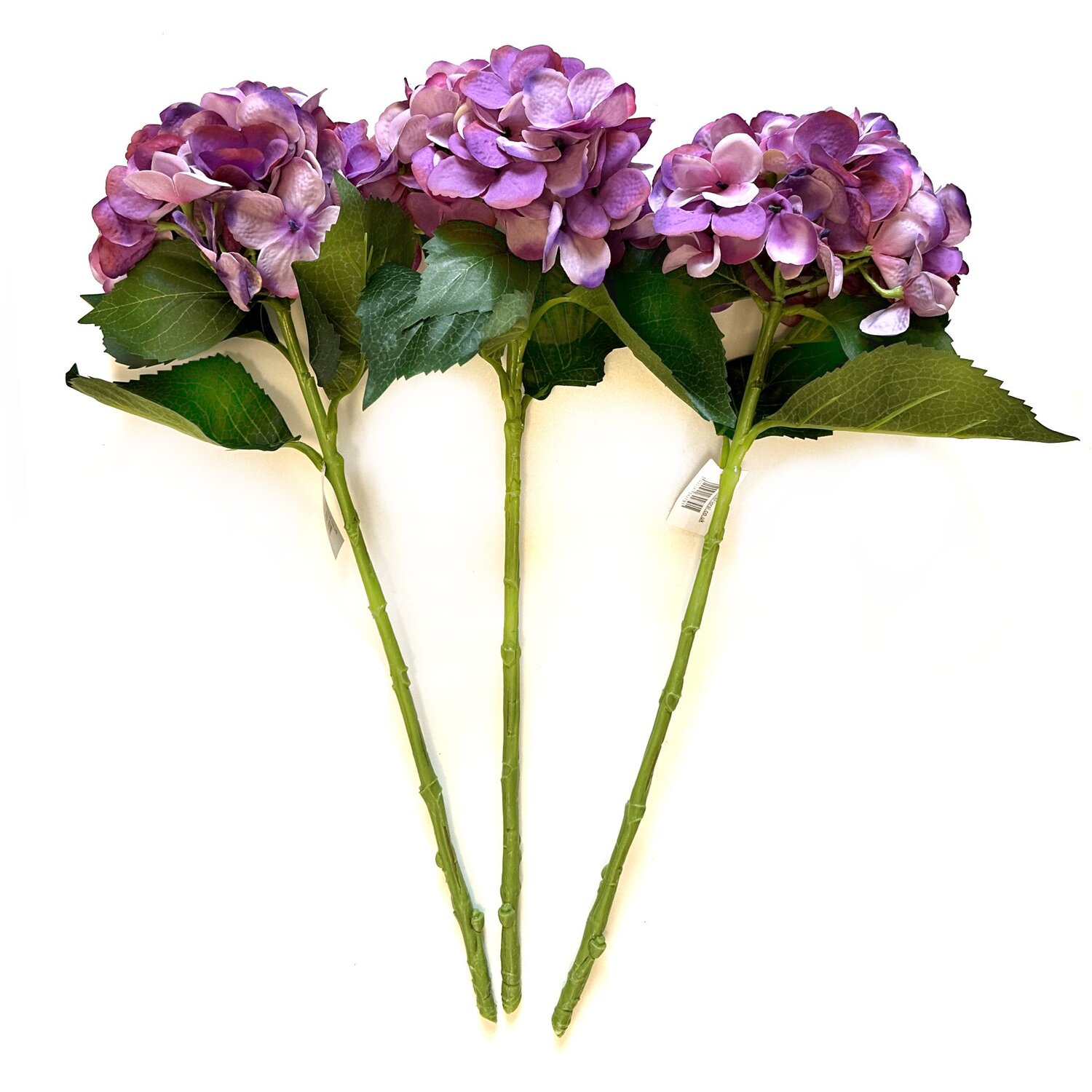 Large Artificial Hydrangea Flower Stems