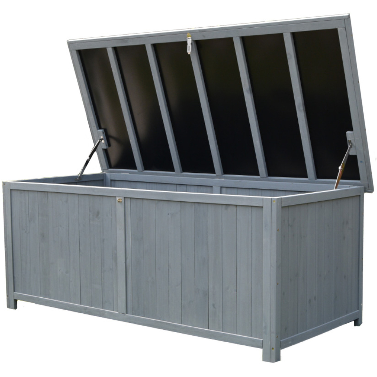 Grey Wooden Garden Storage Unit
