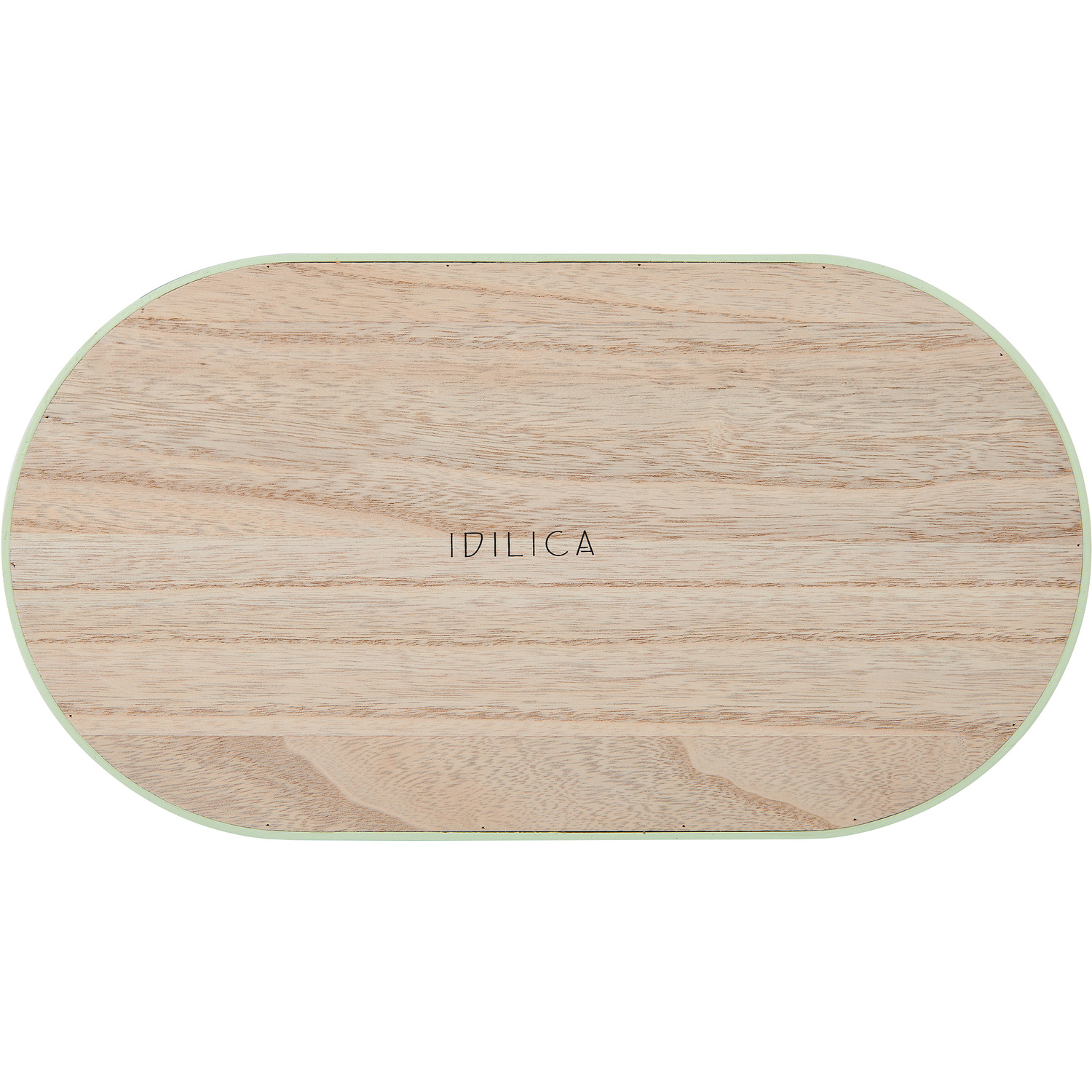 Idilica Oval Serving Tray with Cork Veneer Base