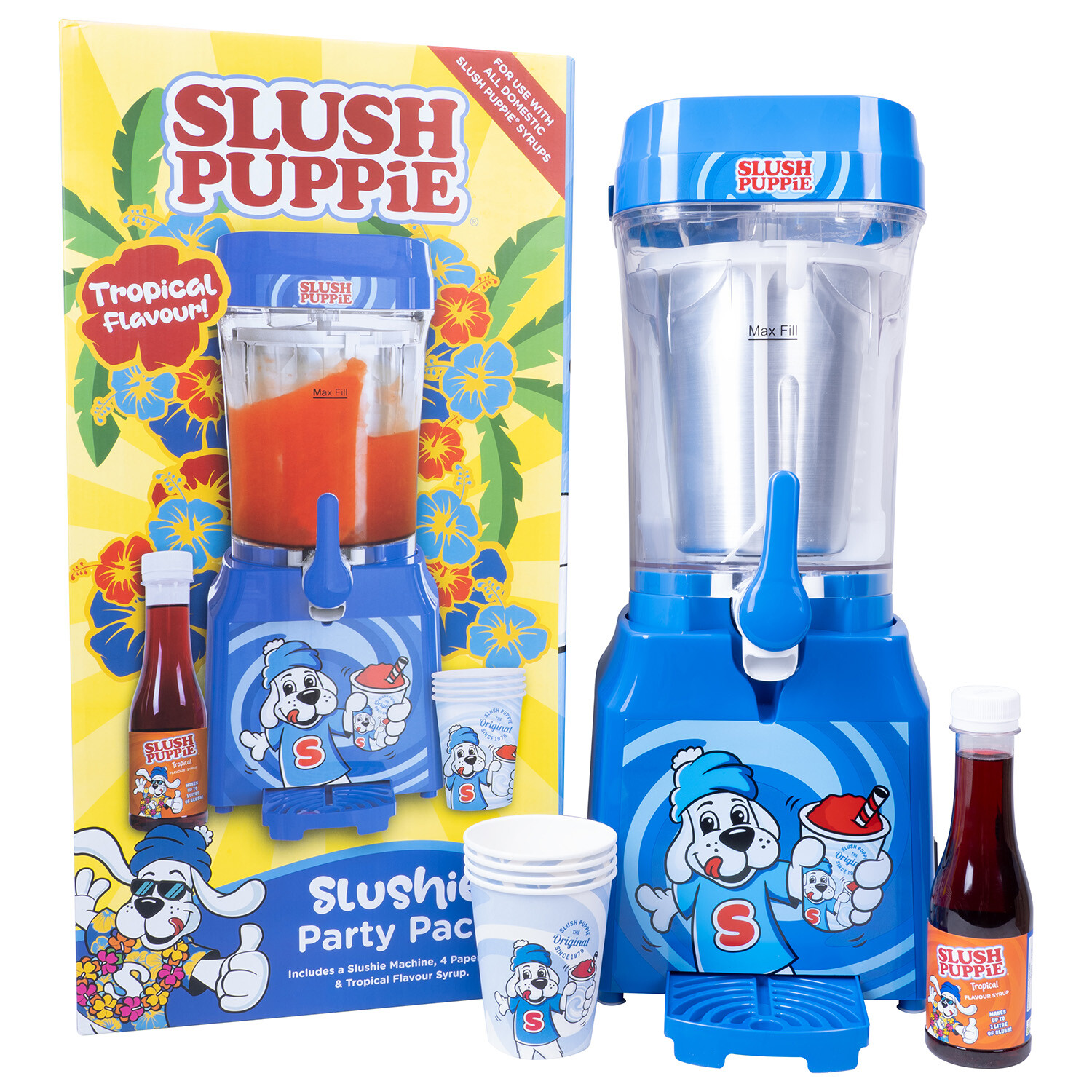 Tropical Slush Puppie Machine Party Pack