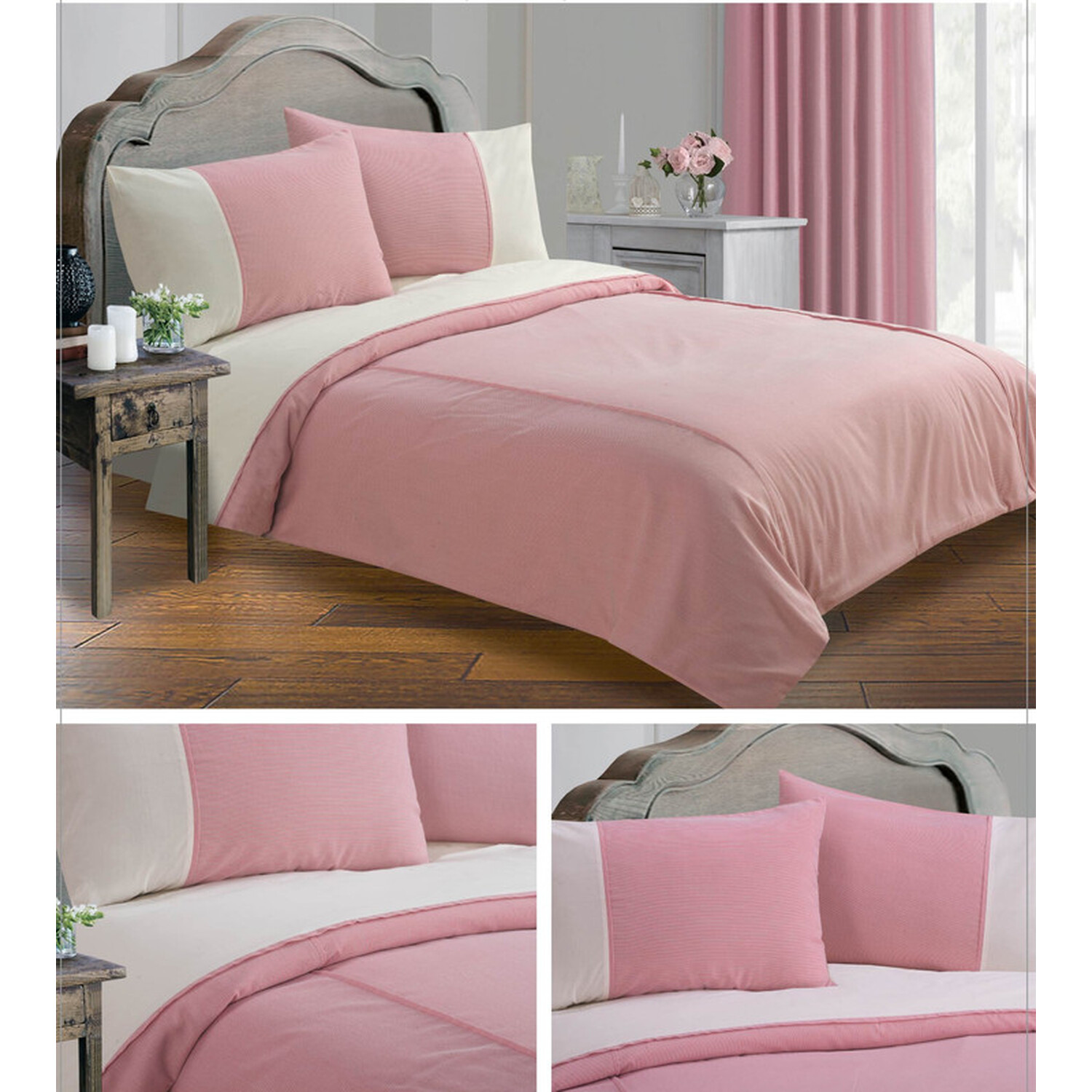 Luxury Lincoln Stripe Duvet Cover and Pillowcase Set