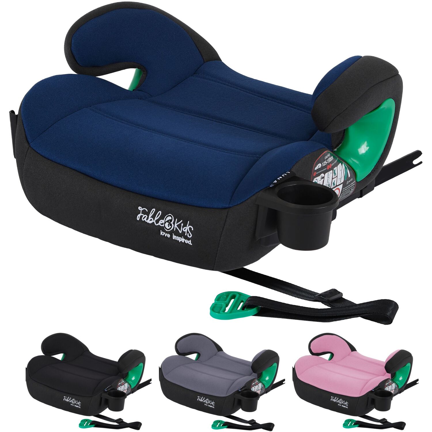 Child Car Seat Booster Seat I-Size with ISOFIX 125-150cm LUNA