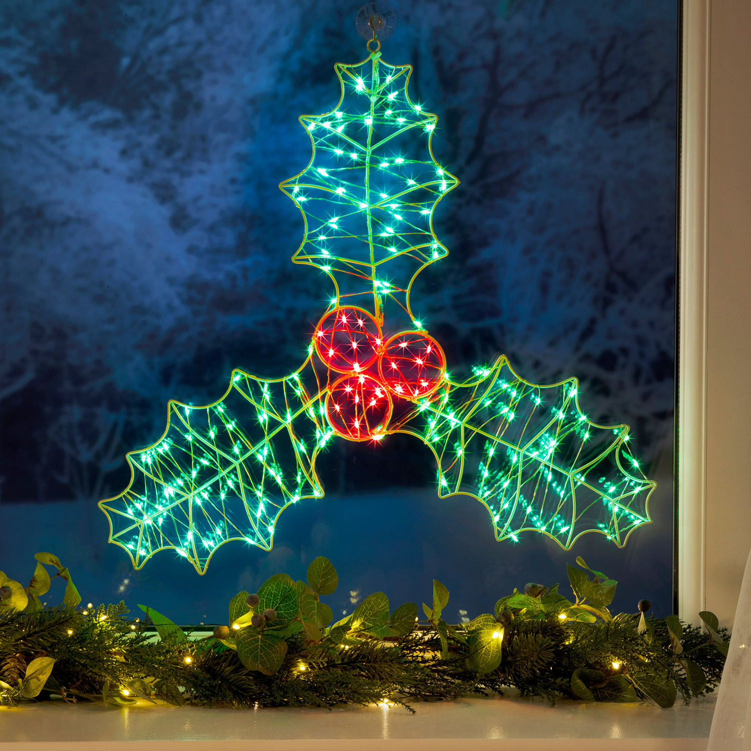 Holly Berry Christmas Light