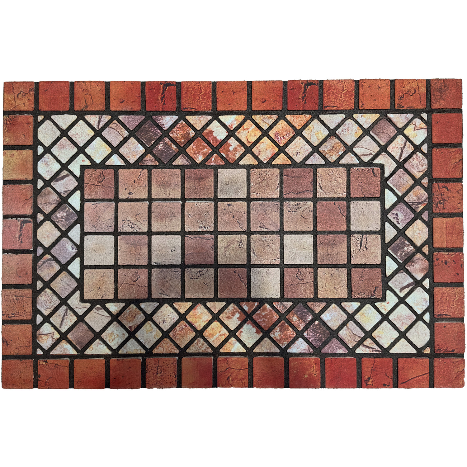 Elegant Tile Mat Barrier Door Mat