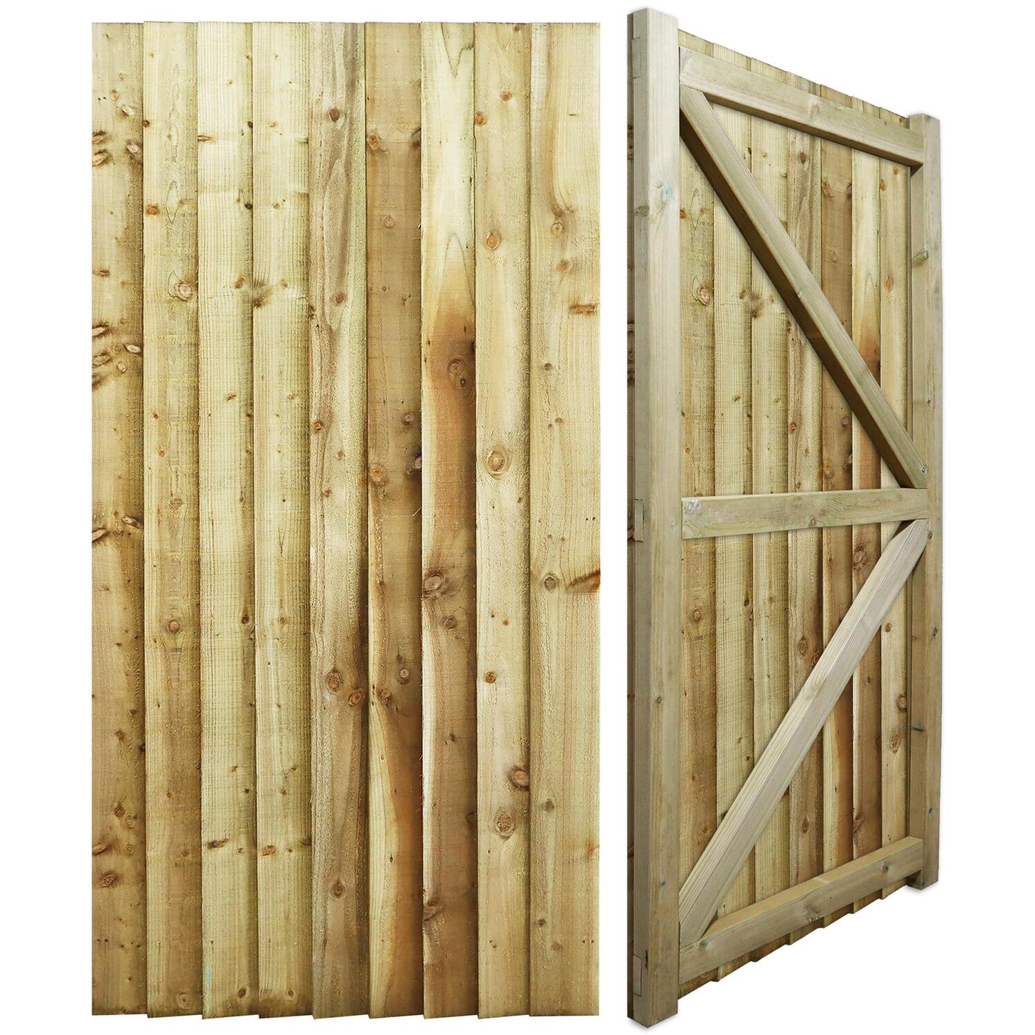 Heavy Duty H-Frame Pedestrian Ultimate Garden Gate with Strong Framing