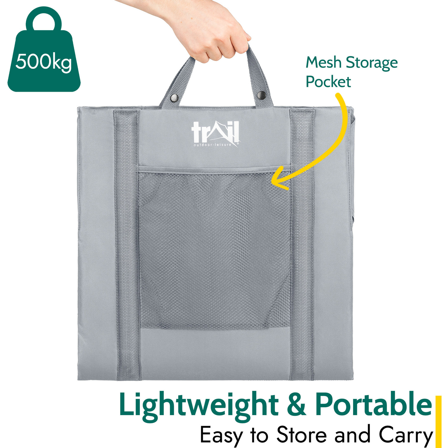 Hiking Chair Sit Mat with Back Support