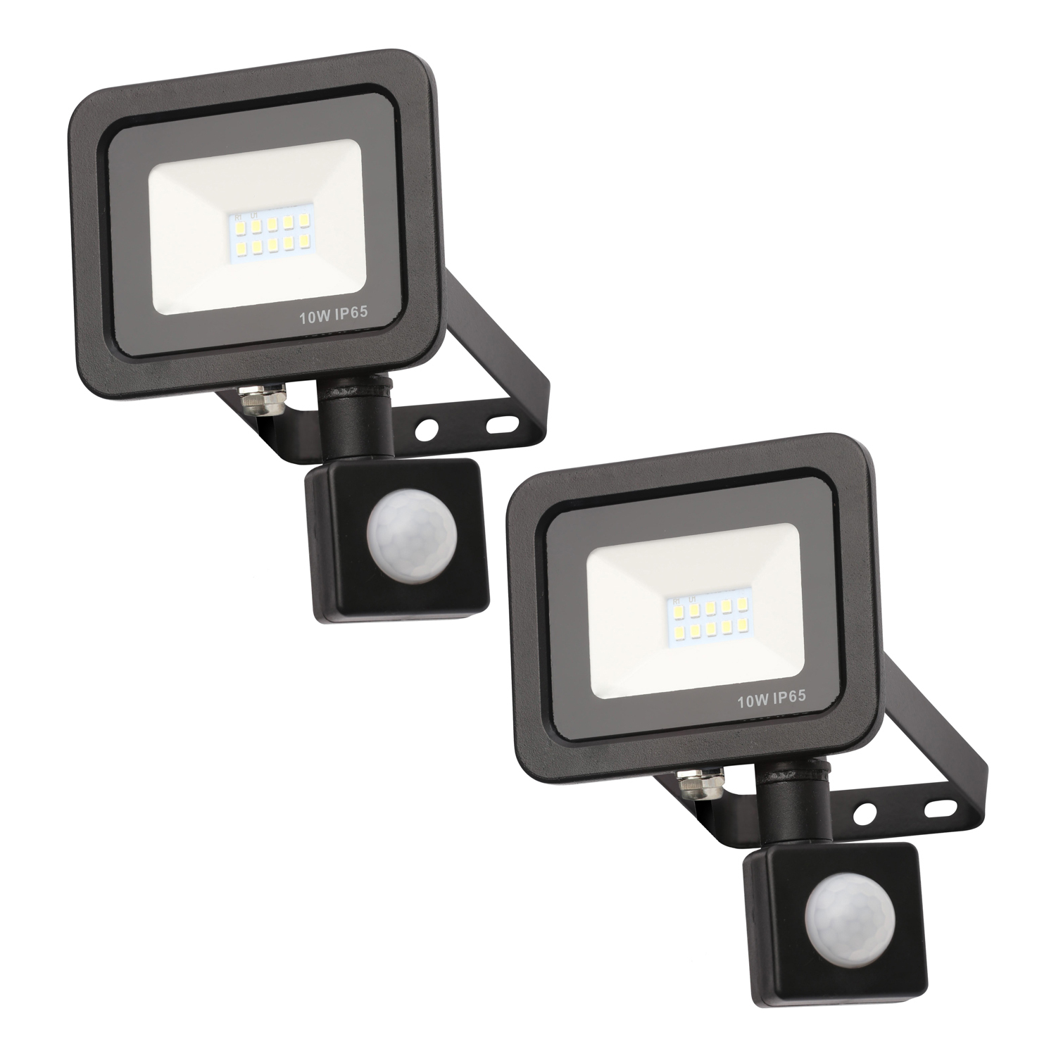 2 pack of Langton Outdoor Flood Lights with PIR Sensor