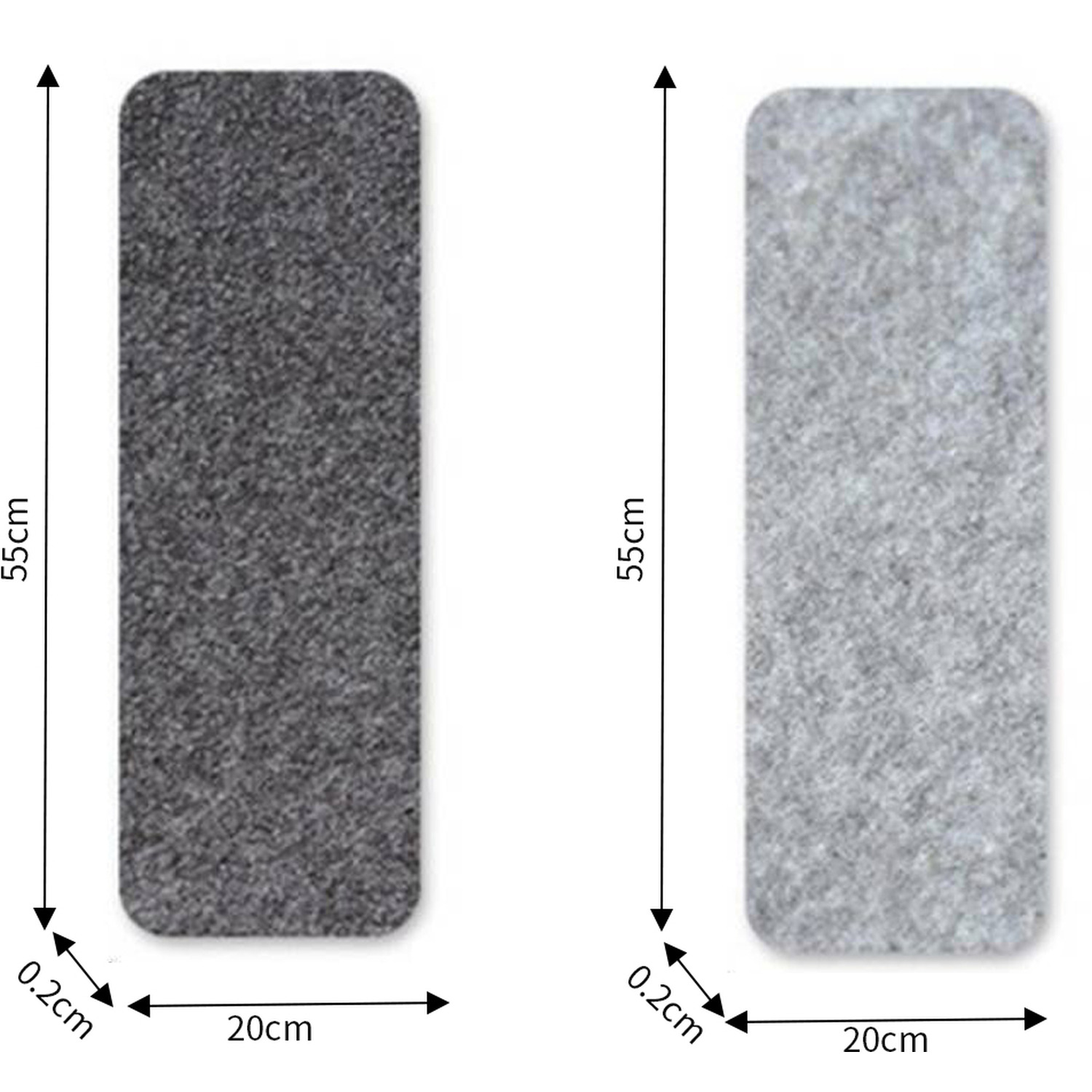 HomeScape Set of 14 Stair Tread Non-Slip Adhesive Safety Strips