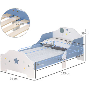 Kids Star Balloon Single Bed Frame