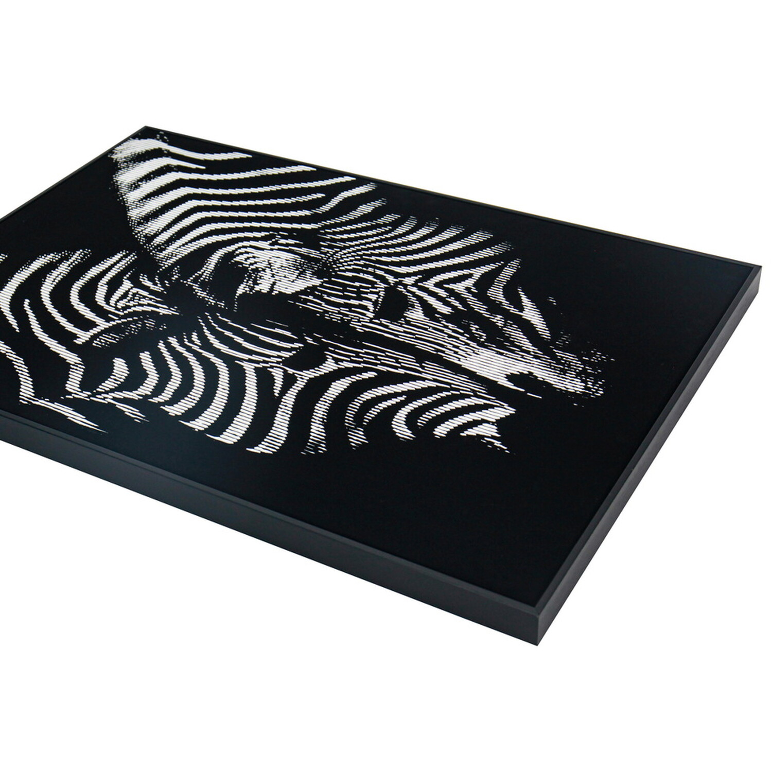 Zebra Mirage Framed Wall Art