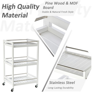 3-Tier Home Trolley Kitchen Storage Cart