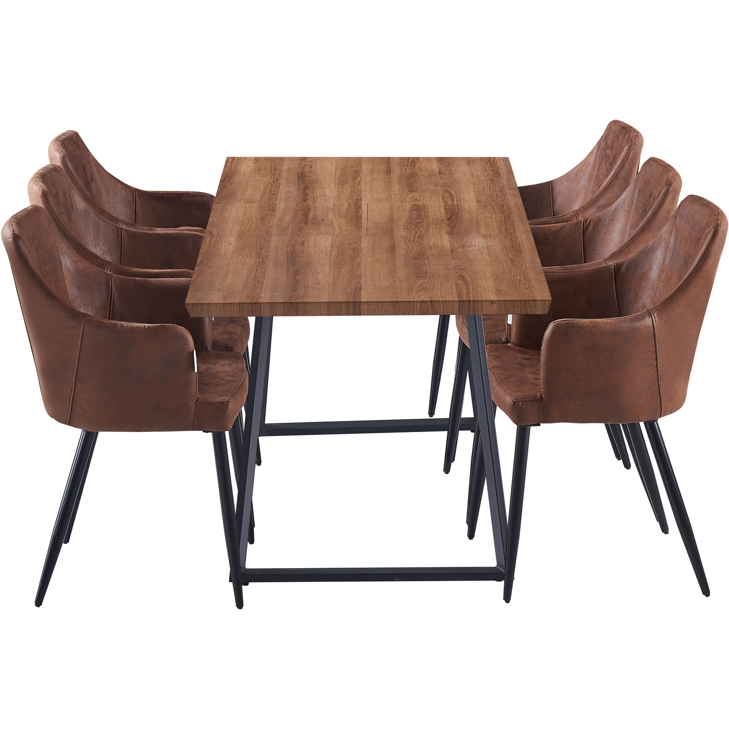 Zarah Toga LUX Dining Set with a Table and 6 Chairs