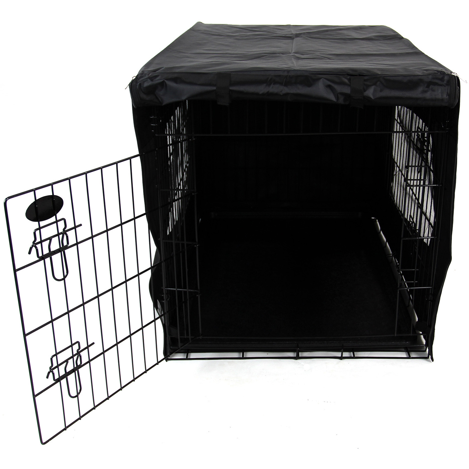 Waterproof Dog Cage Cover in Black