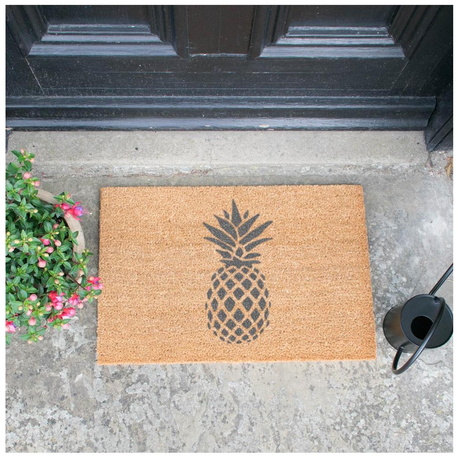 Pineapple Grey Doormat