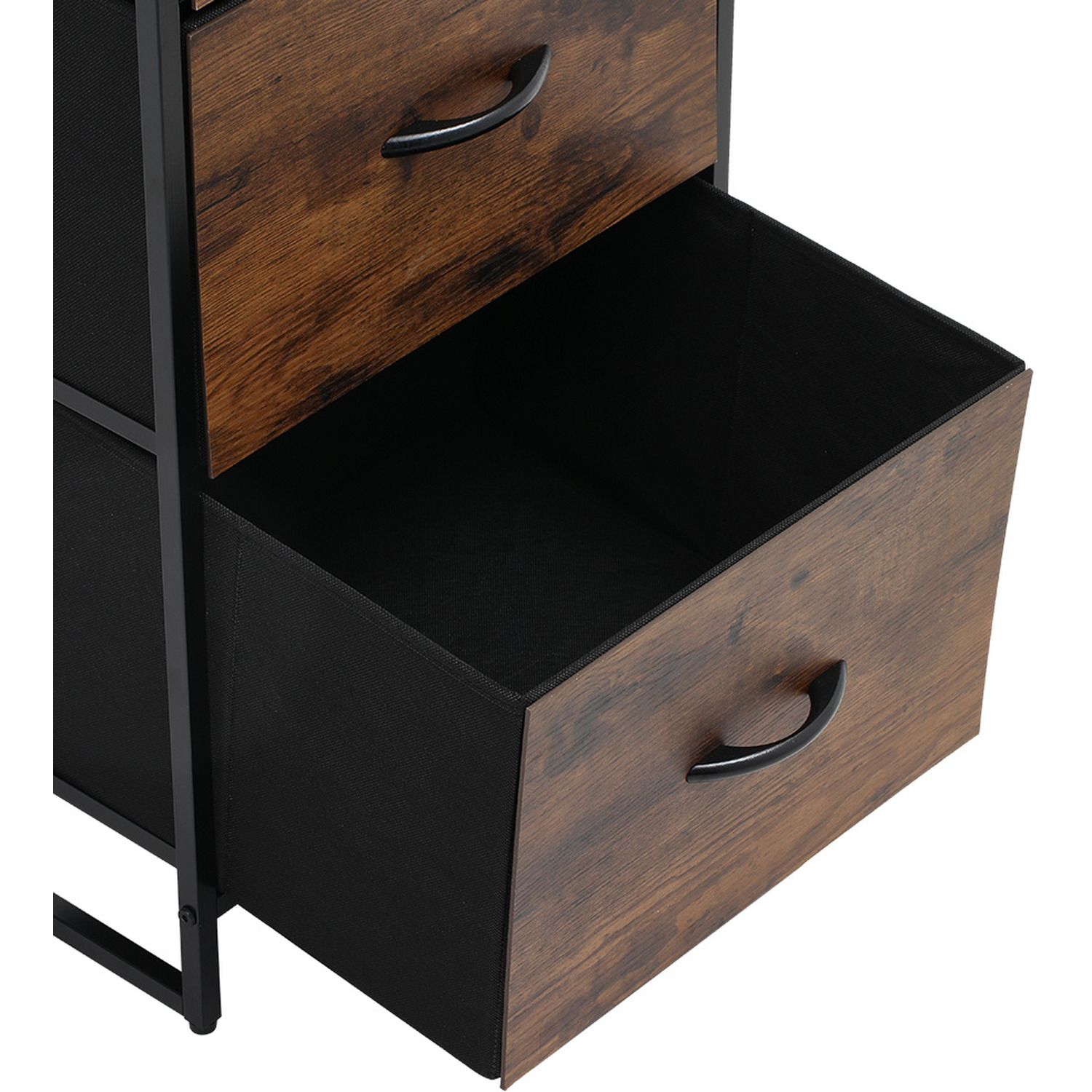 Wooden Storage Cabinet with Medieval Design