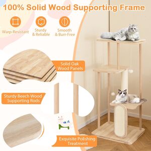 Cat Tree Cats Climbing Tower Kitten Activity Centre