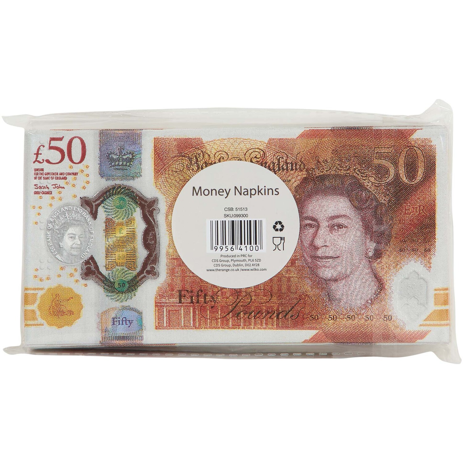 Pack of 15 Money Napkins