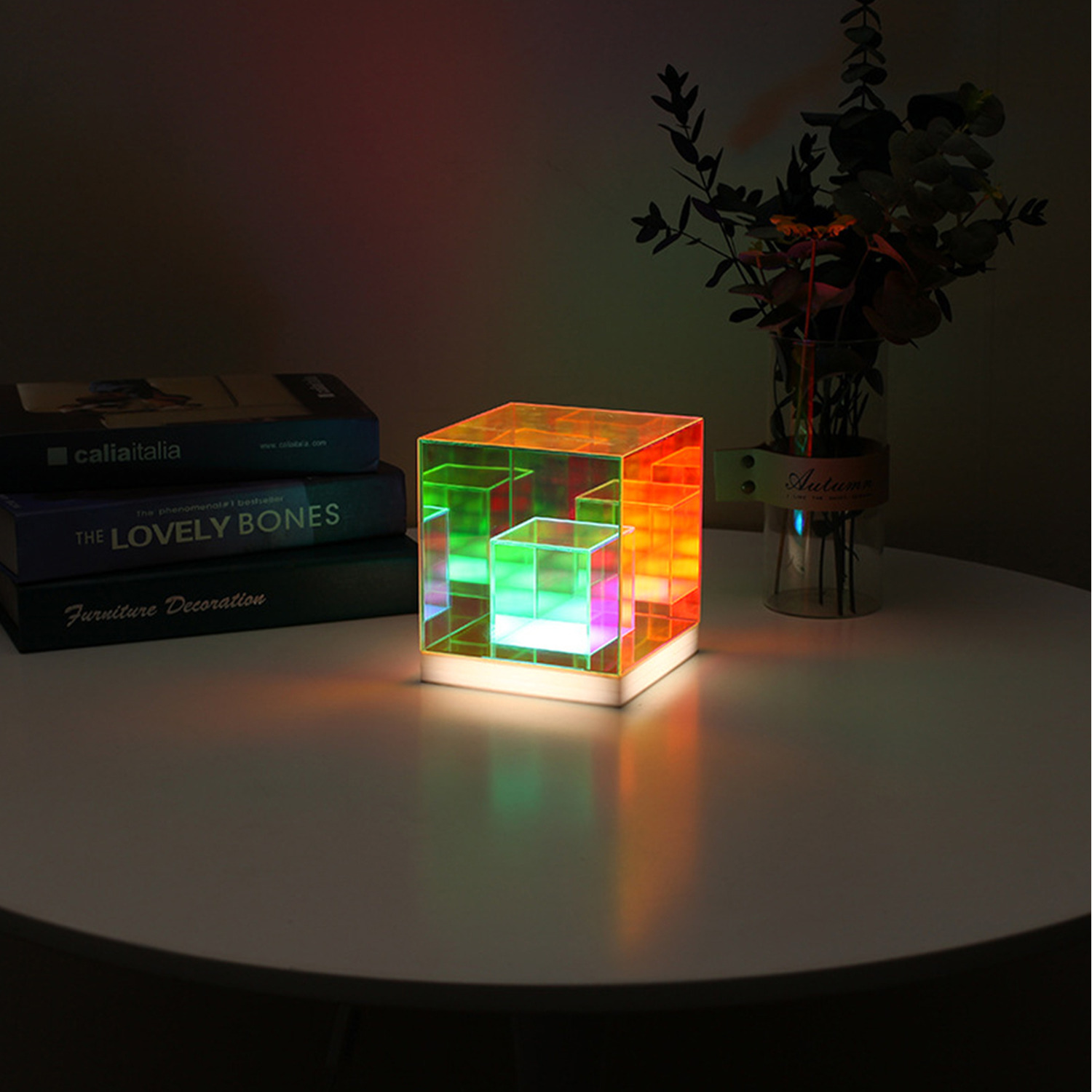 Lifeideas RGB LED Cube Atmosphere Lamp