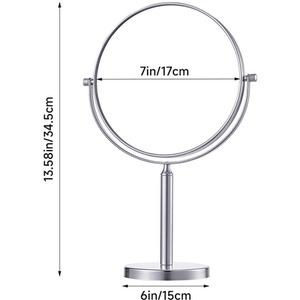 Double-Sided Tabletop Mirror