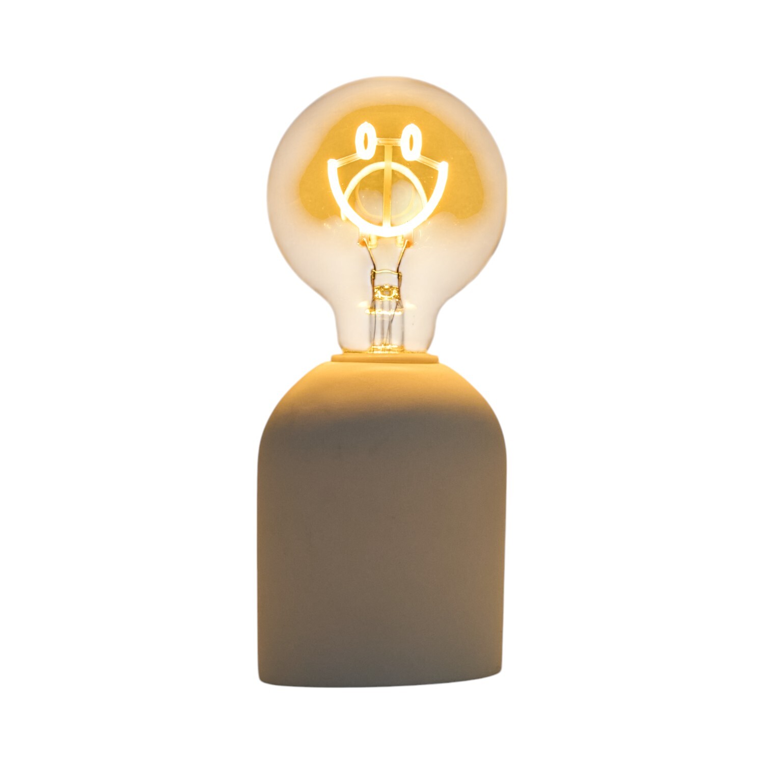 Smiley Neon Bulb Light