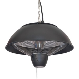 1.5kW Electric Infrared Patio Heater Hanging Halogen Black