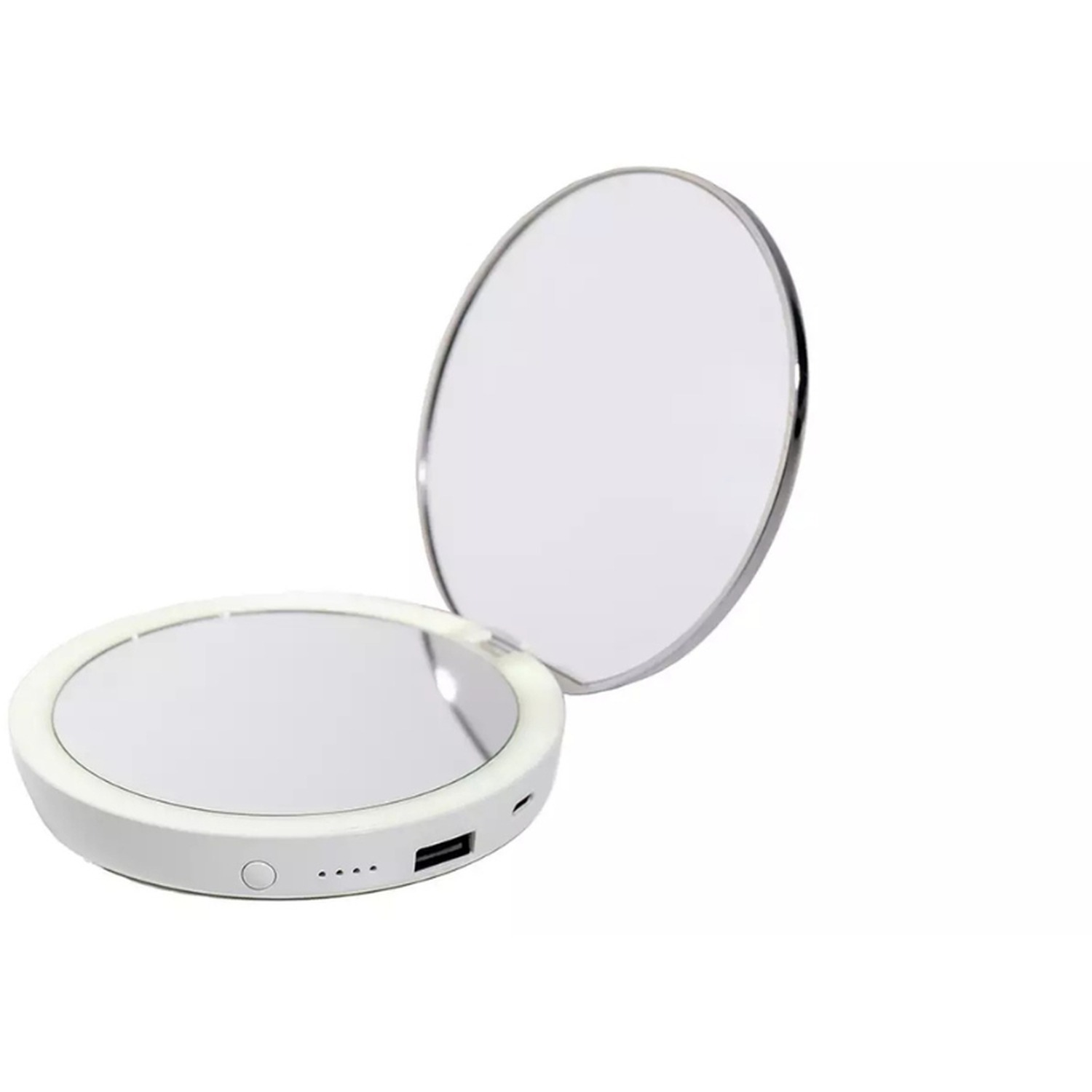 Flip N Charge Power Bank Compact LED Mirror