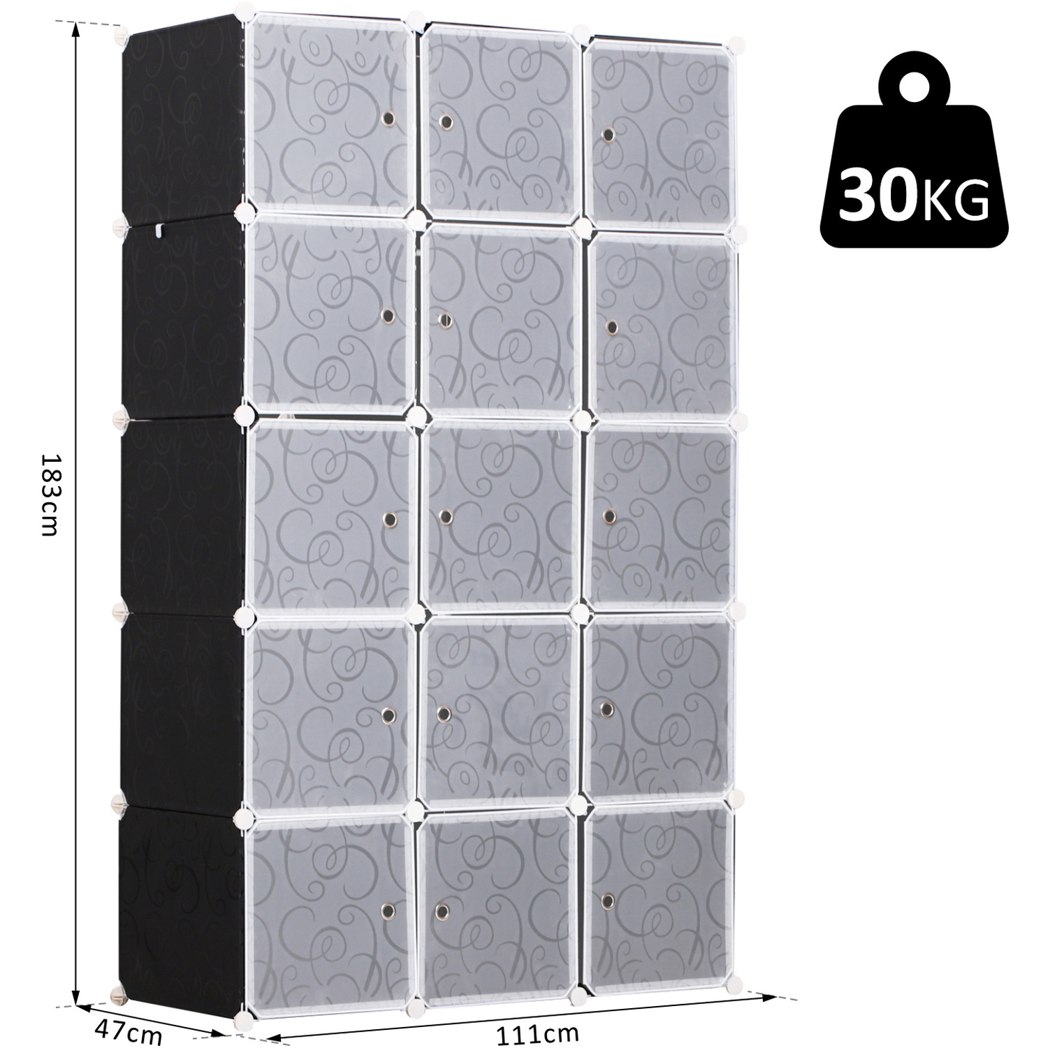 Cube DIY Portable Interlocking Wardrobe