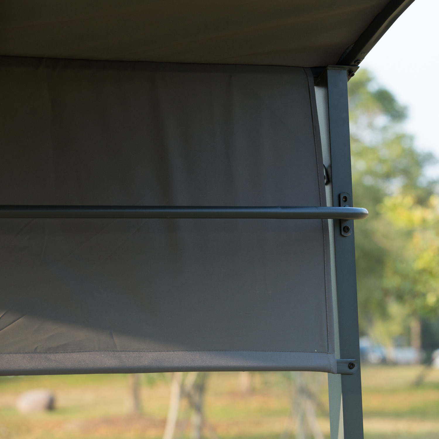 Outdoor Metal Smoking BBQ Gazebo Tent