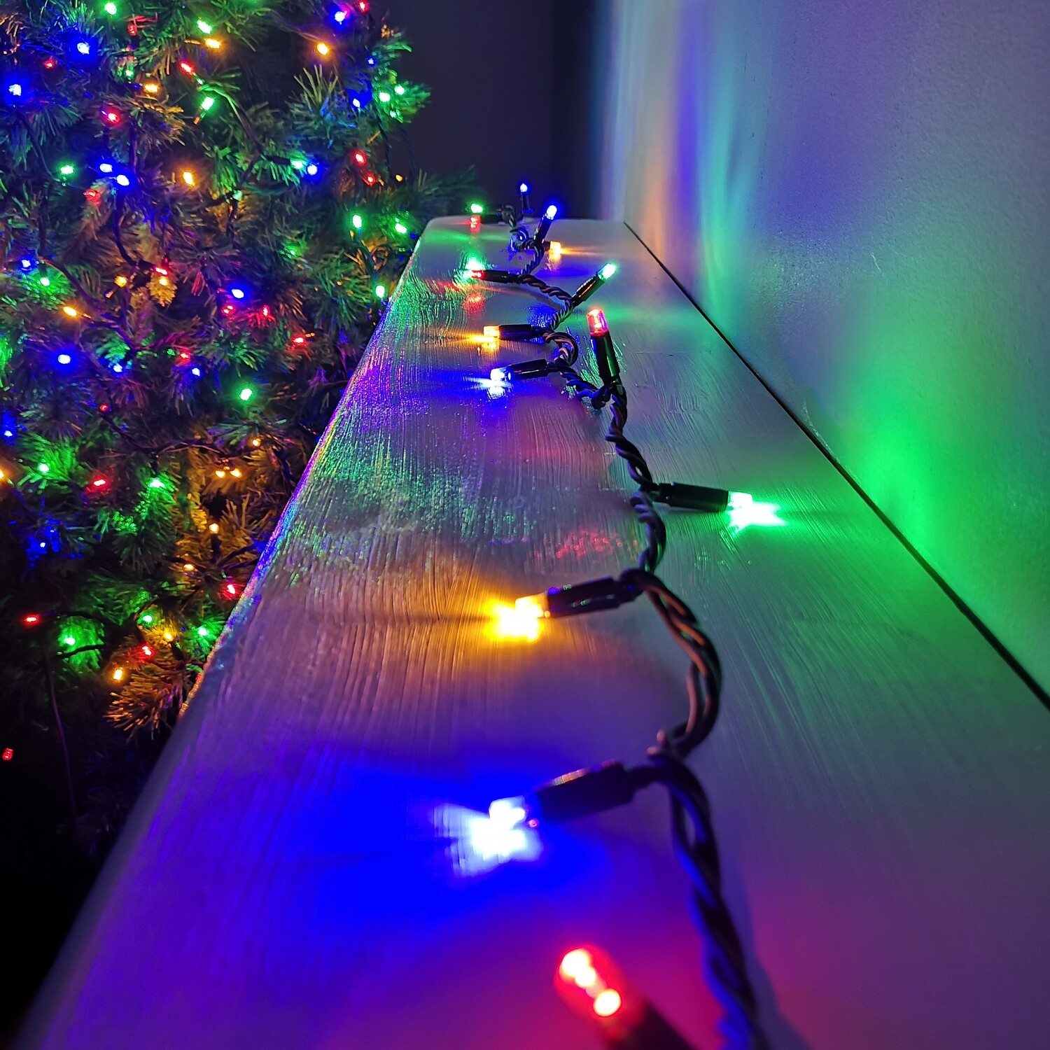 100 LED Multicolour 10m Heavy Duty Connectable Christmas Lights