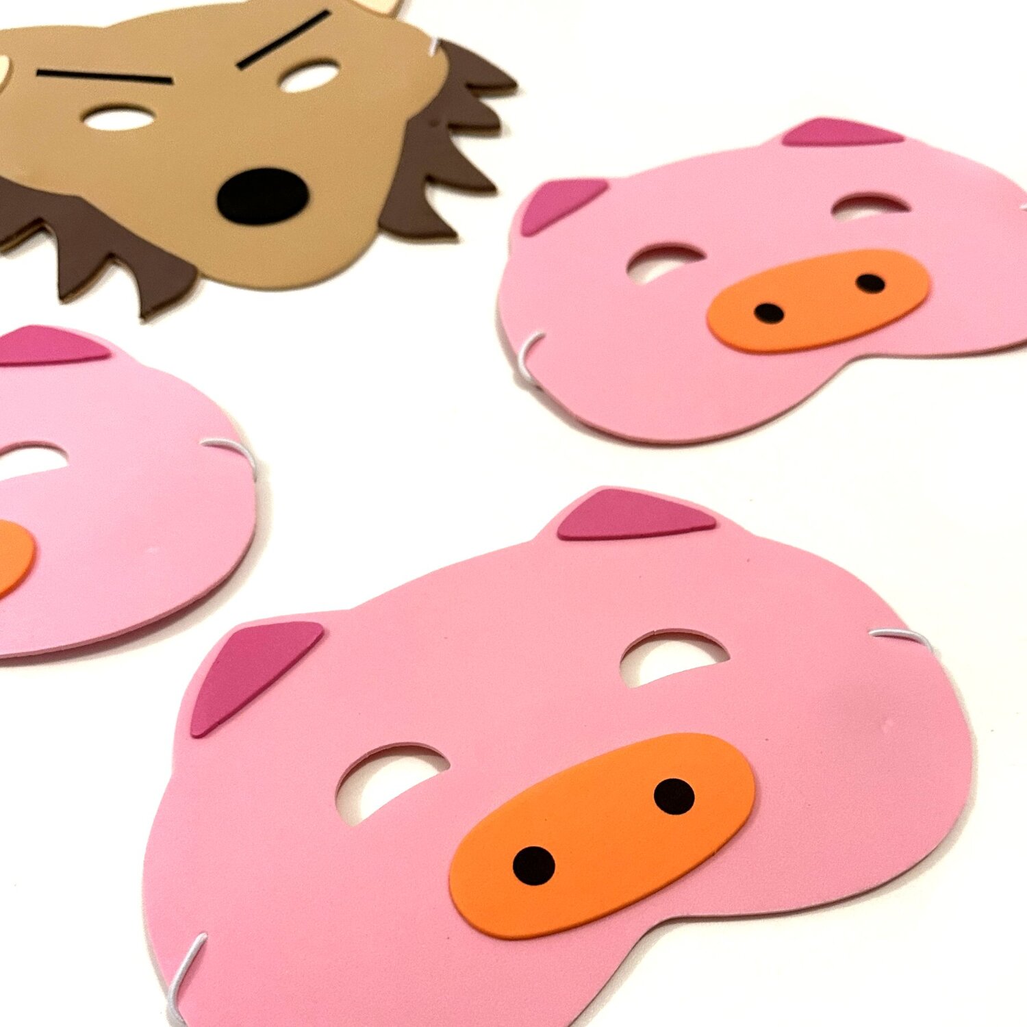 Three Little Pigs Story Mask Set