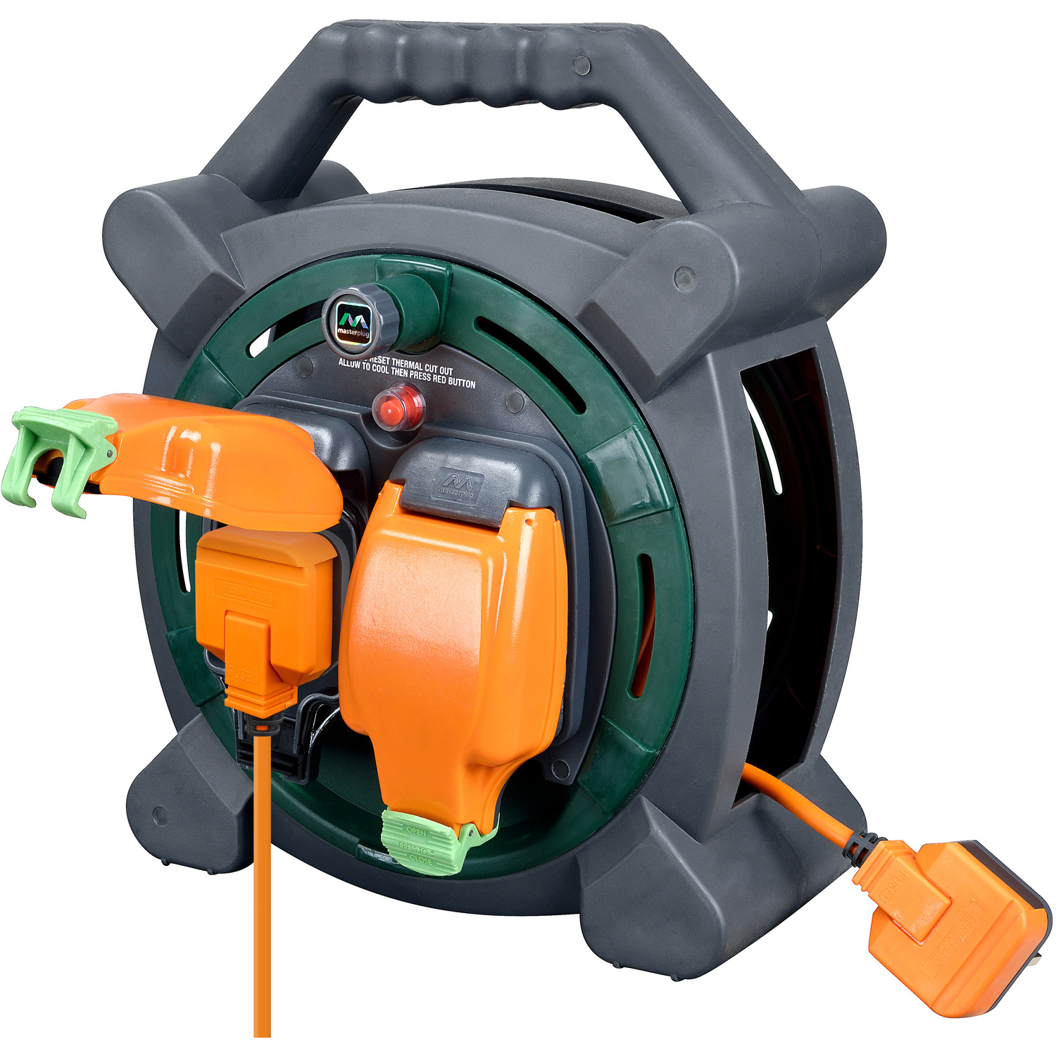 2 Socket 20m 13A Weatherproof Cable Reel