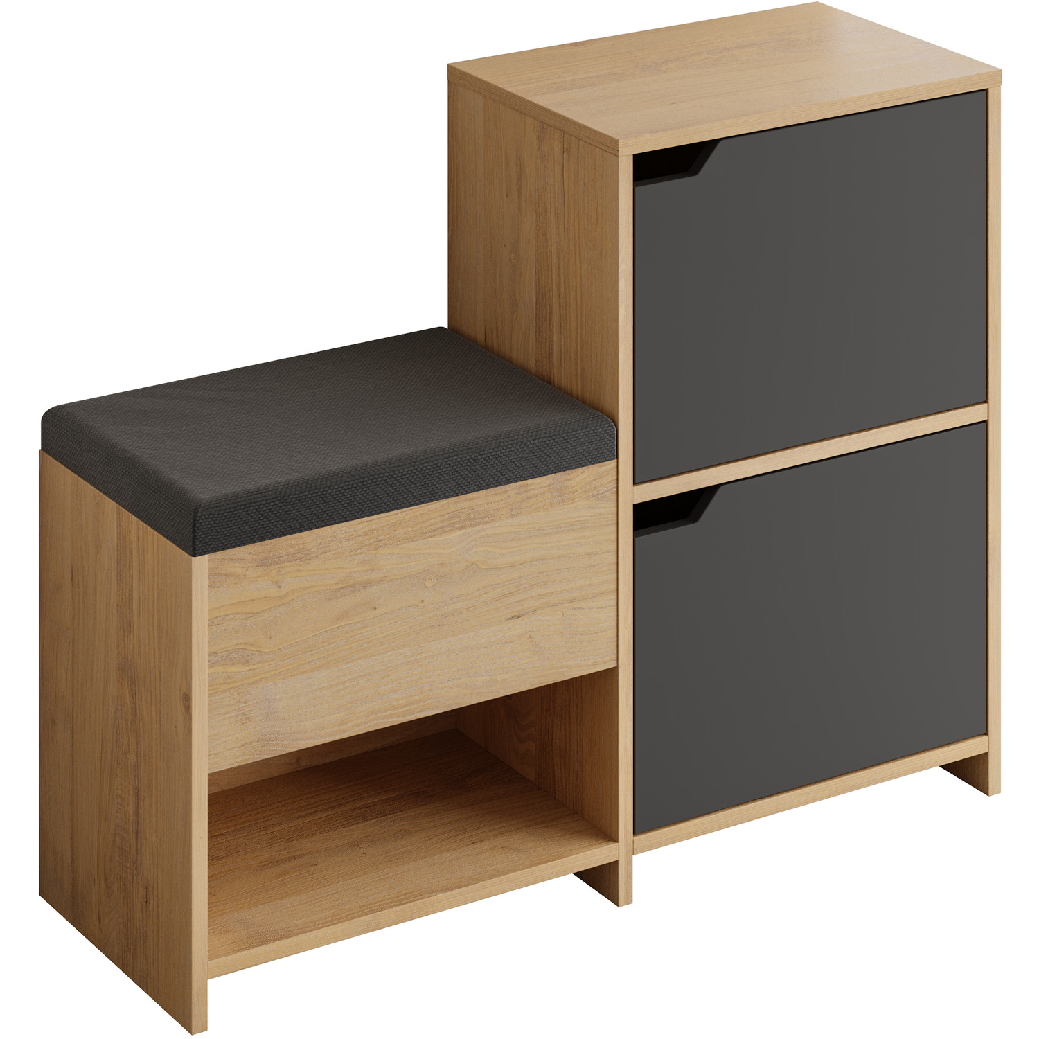 Haven Modern Shoe Bench Storage