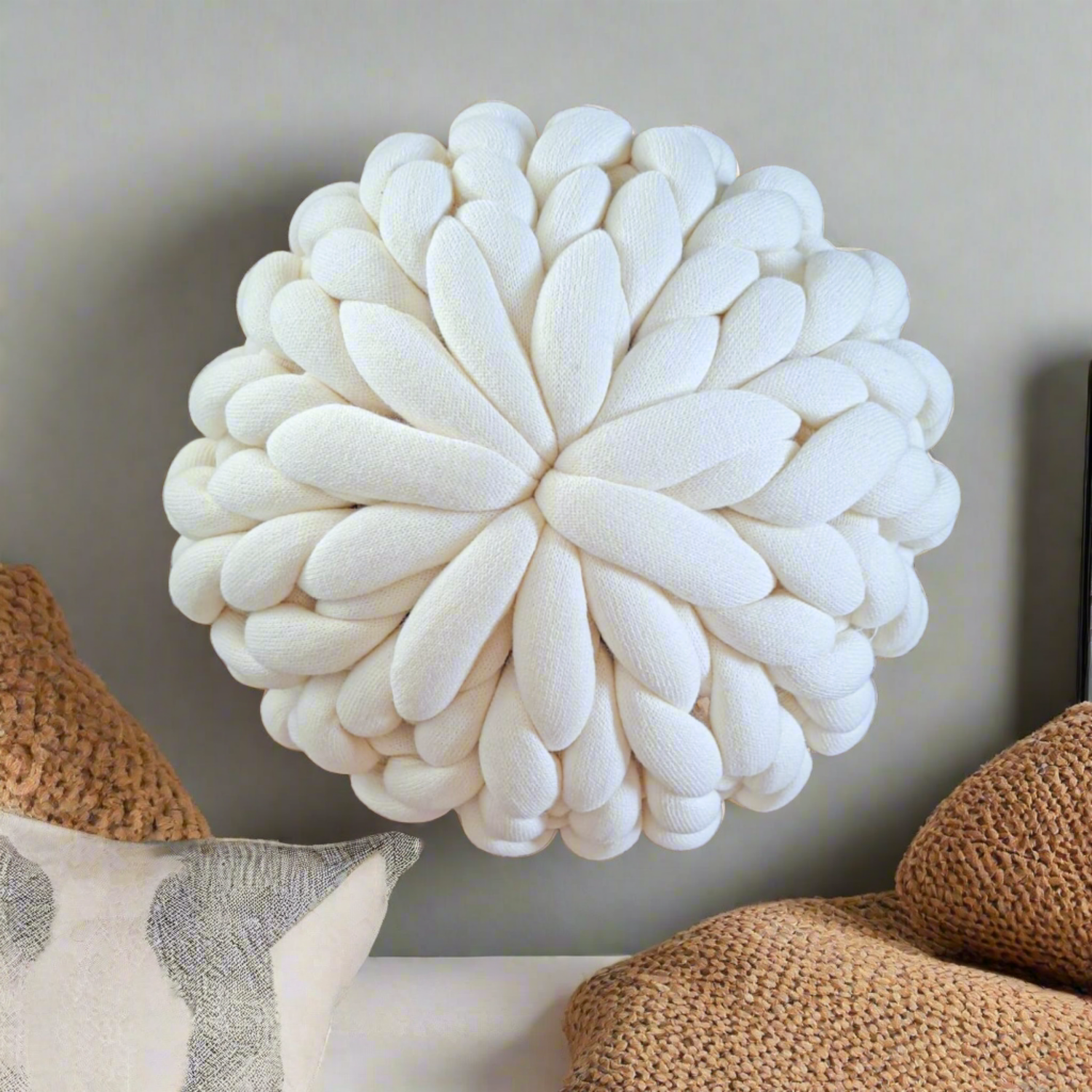 Romeo Knitted Pouffe