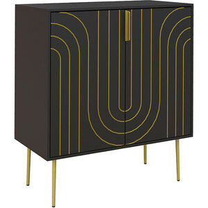 HOMCOM Kitchen Storage Cabinet with 2 Doors
