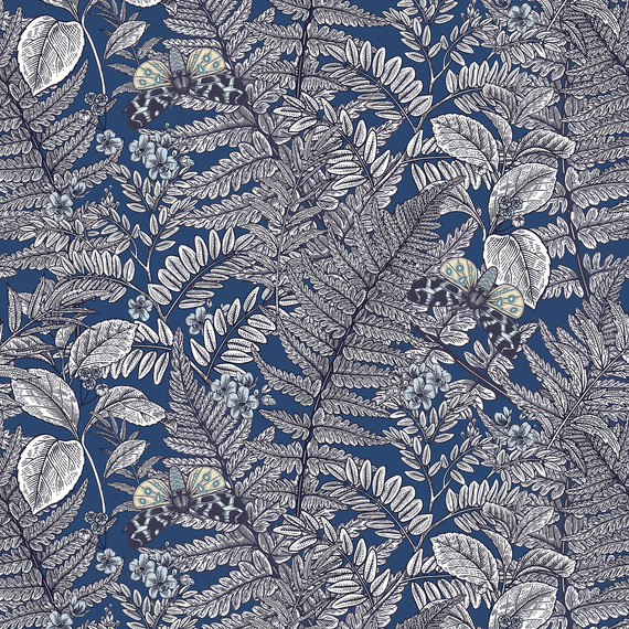Wild Ferns Wallpaper