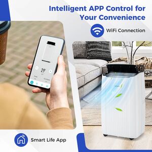 12000 BTU Portable Air Conditioner Smart WiFi AC Unit