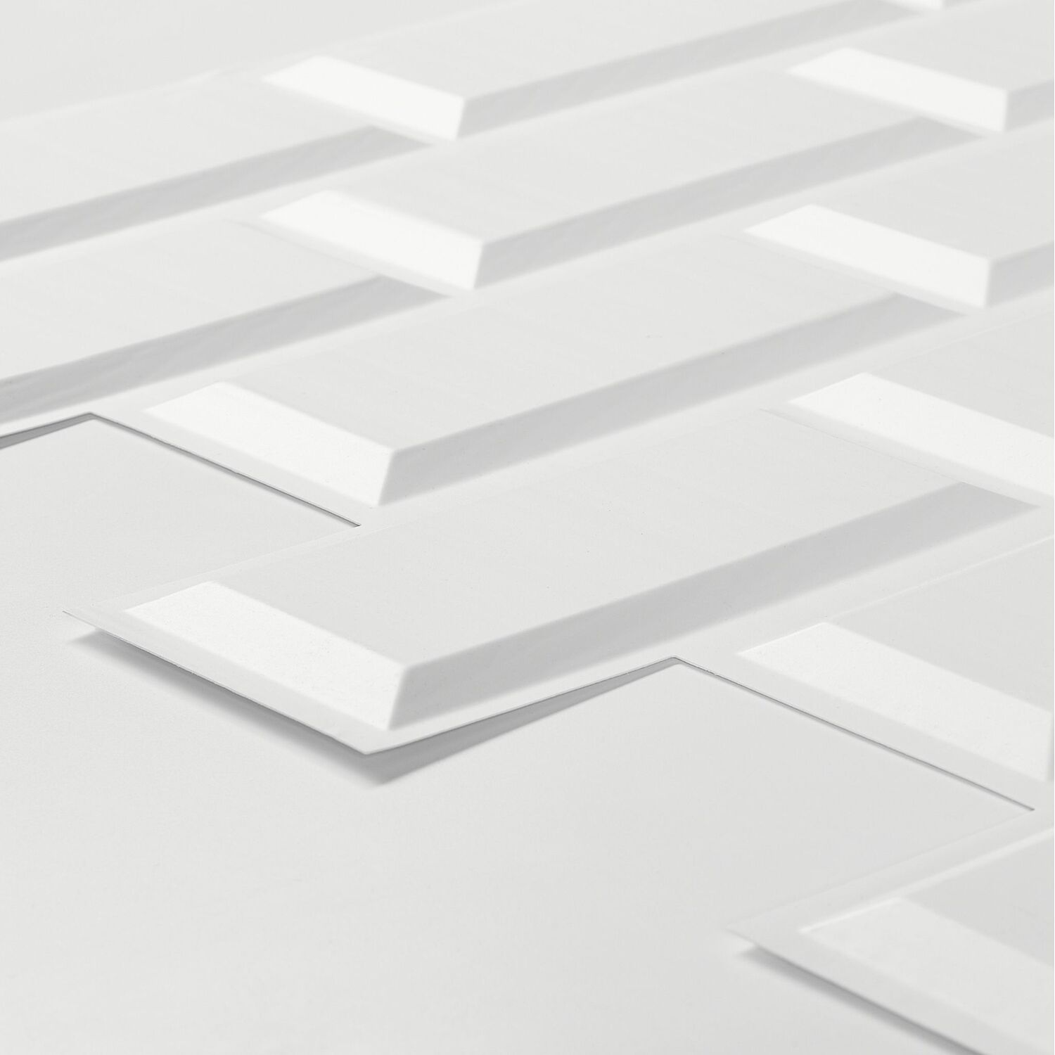 3D Wall Panels with Adhesive Included Subway Tile Pattern