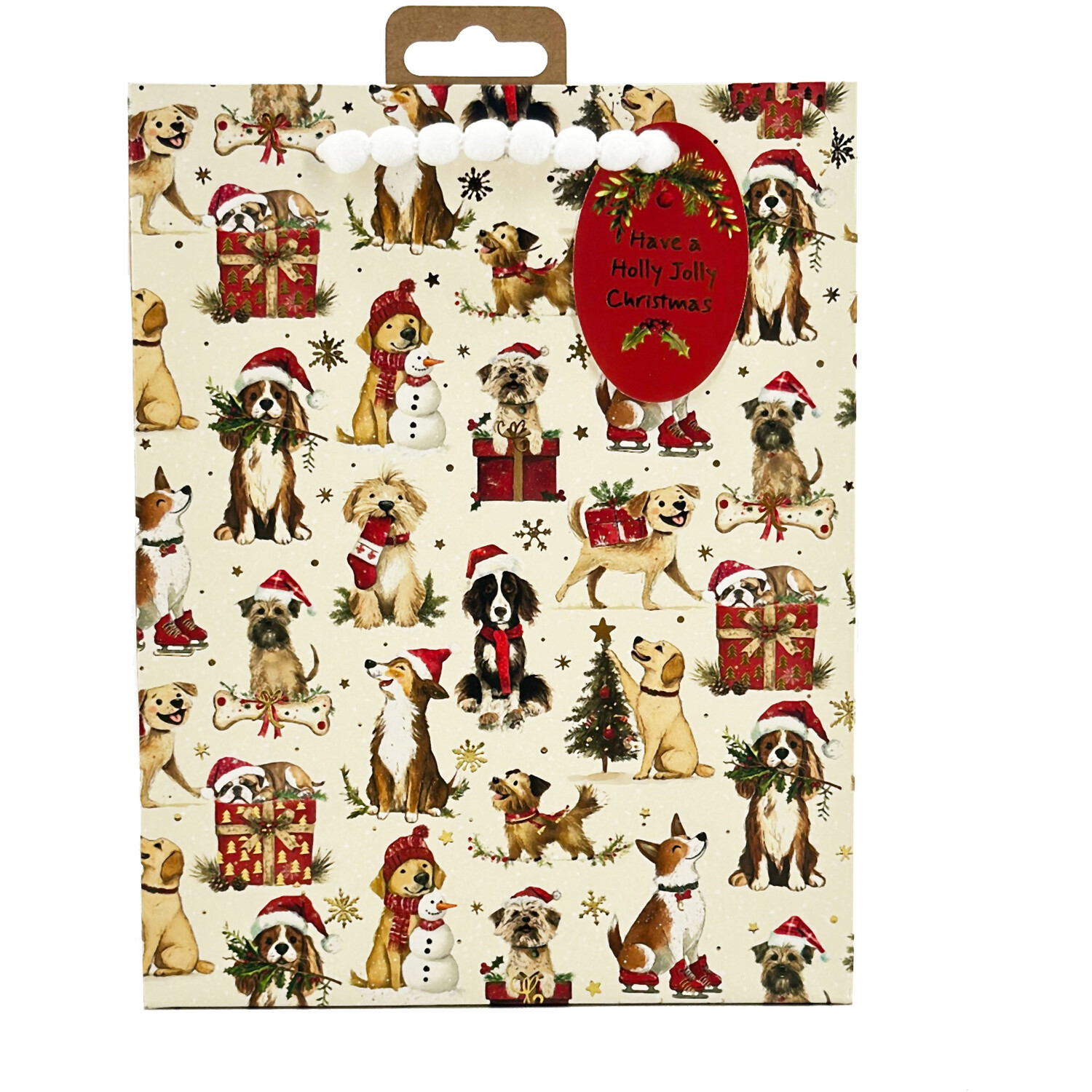Festive Pup Gift Bag